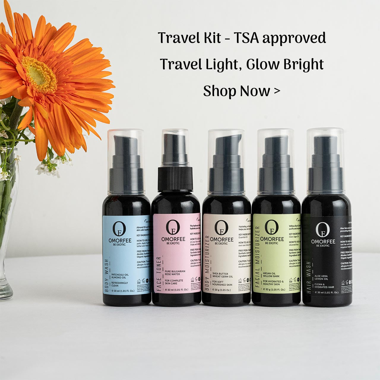 OMORFEE® Be Exotic | Organic & All Natural Skin Care Beauty Cosmetics
